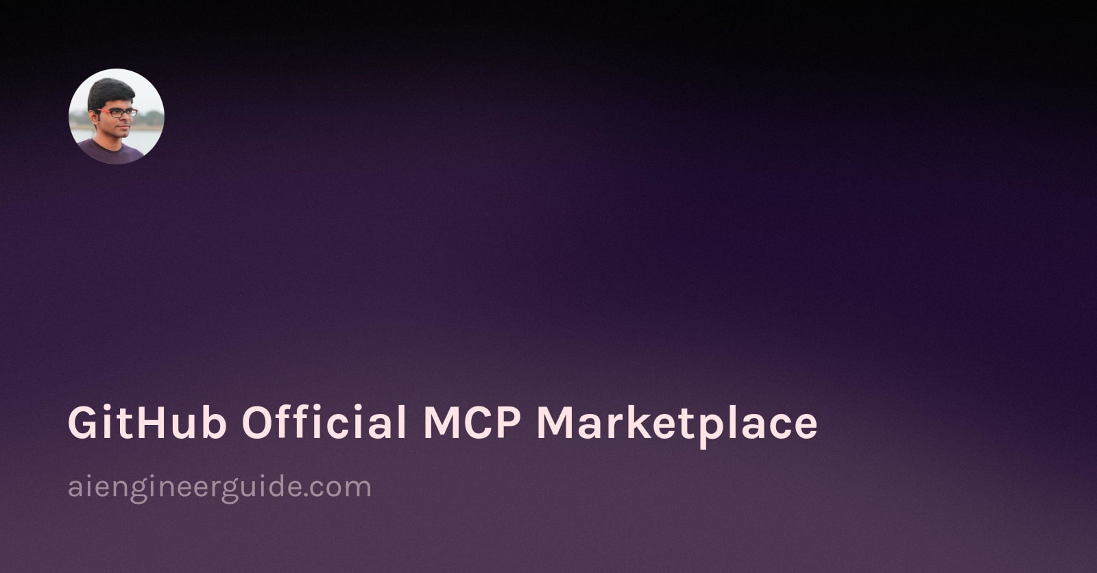 GitHub Official MCP Marketplace